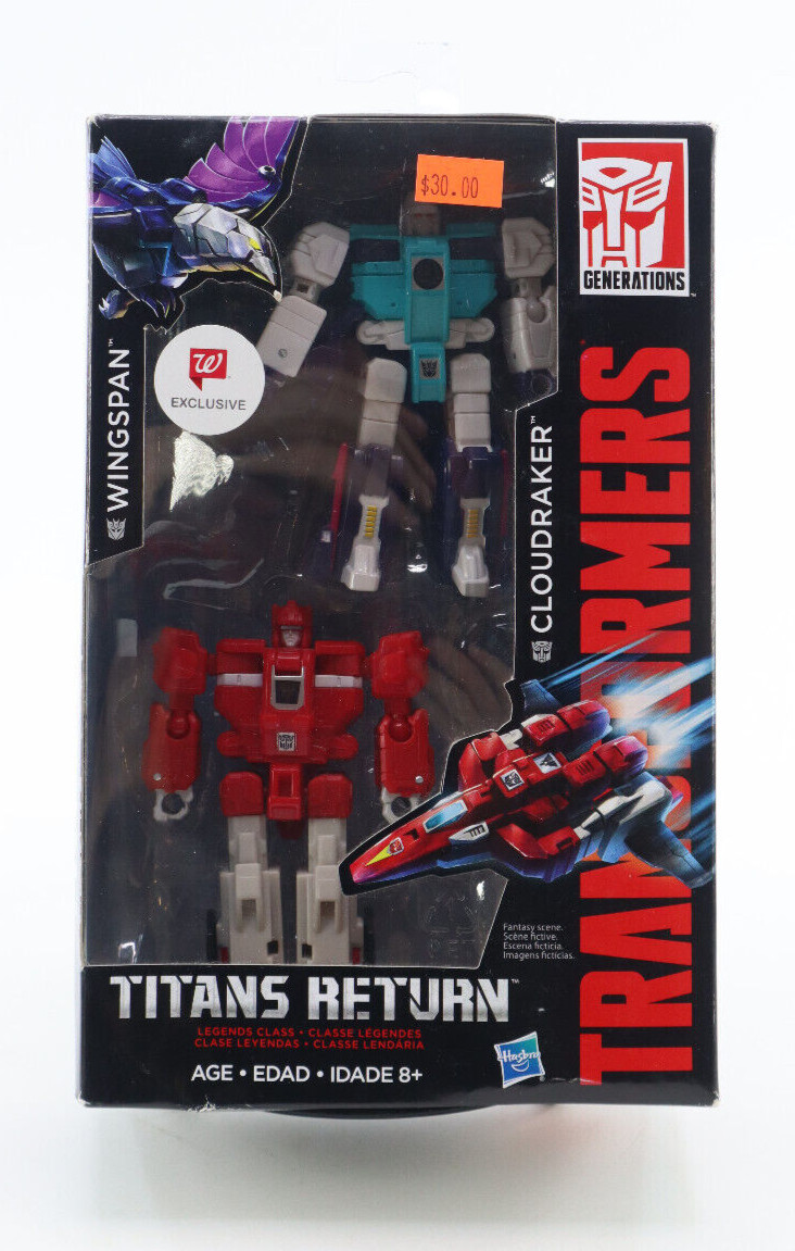 Wingspan & Cloudraker Transformers Titans Return Walgreens Exclusive