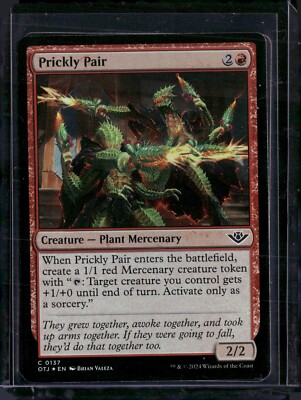 Prickly Pair - 137 - Foil - OTJ - NM - MTG - Magic the Gathering | eBay
