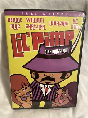 Lil' Pimp DVD 2004 Bernie Mac William Shatner Animated Movie Ludacris ...