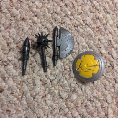 Marvel Legends Series - Death's Head - Weapons And Shield Axe Mace ...