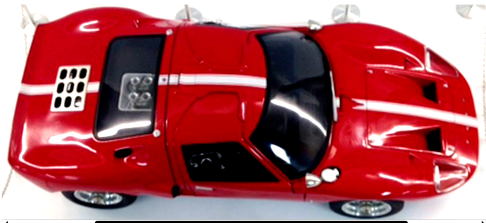 Ford GT40 w/Wire Wheel Rims/V8 Engine/Custom Metal Body 1:12 Large ...