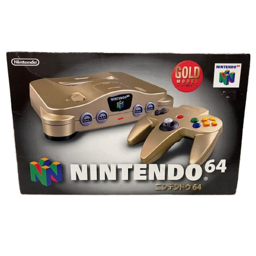 Nintendo 64 Gold Console with Controller Retro Gaming Fully Functional ...