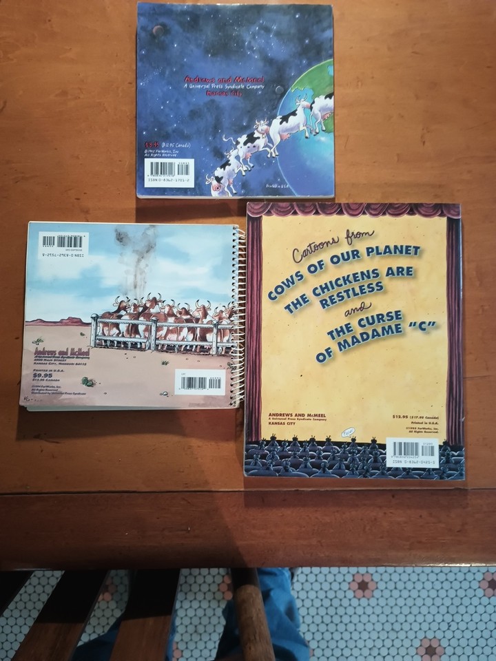 The Far Side Comic Books, Cows Of Our Planet Gallery 5 1995 Desk Cal ...