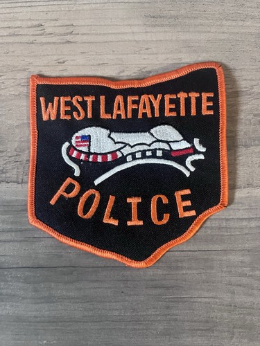 West Lafayette Ohio Police Patch - OH - Vintage - State Shape | eBay