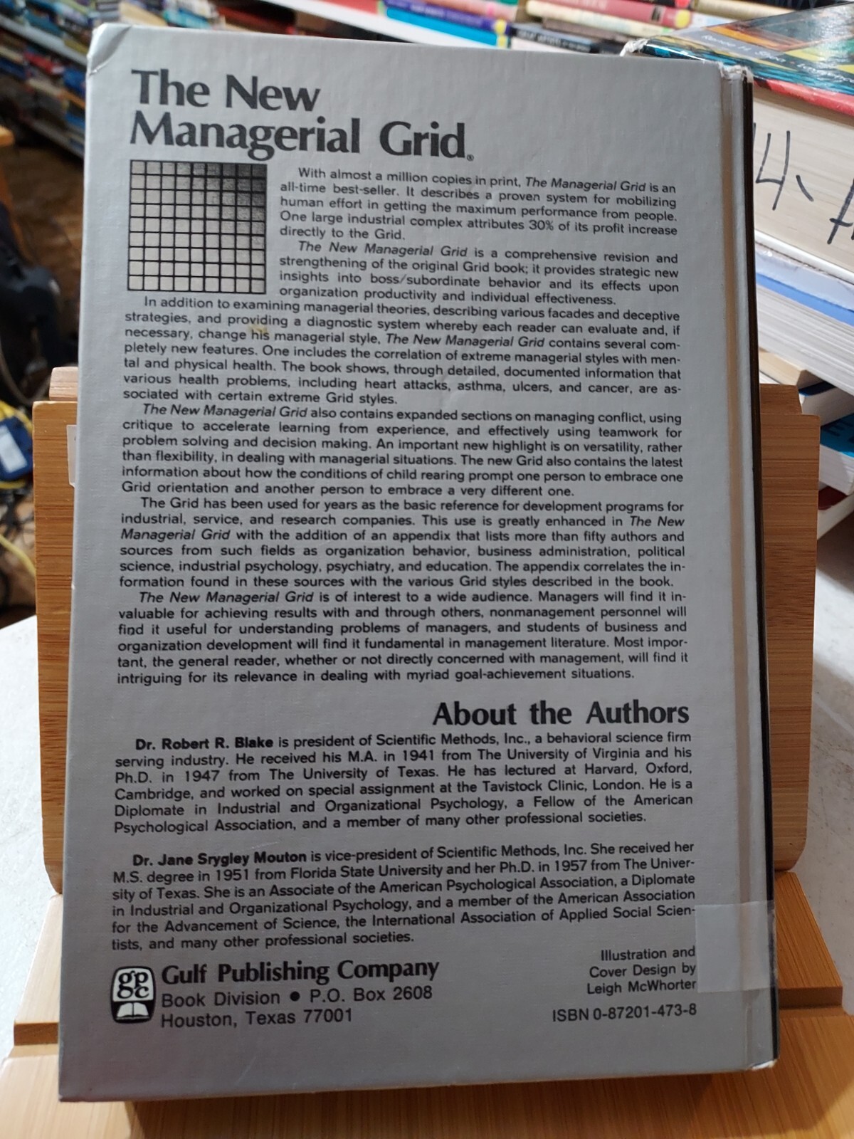 The New Managerial Grid by Jane S. Mouton & Robert R. Blake (1978, HC ...