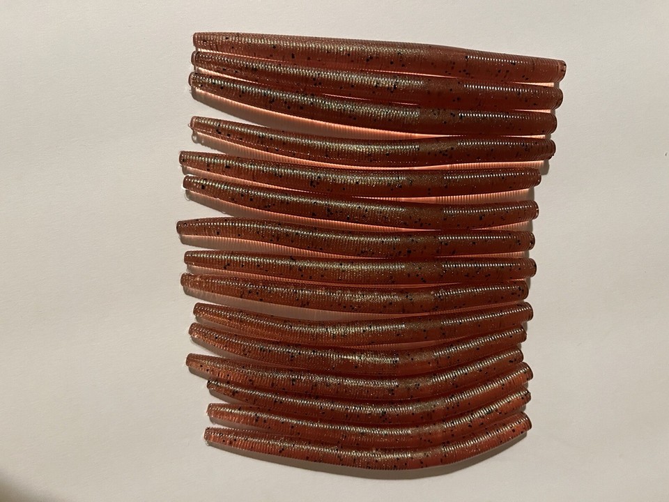 Boogey Man Bait Co. 5” Salty Stick Worm Wacky Worm Mud Bug Brown ...