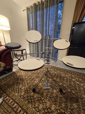 DW Go Anywhere Smart 4-Piece Drumset w/added Sound Percussion Practice ...