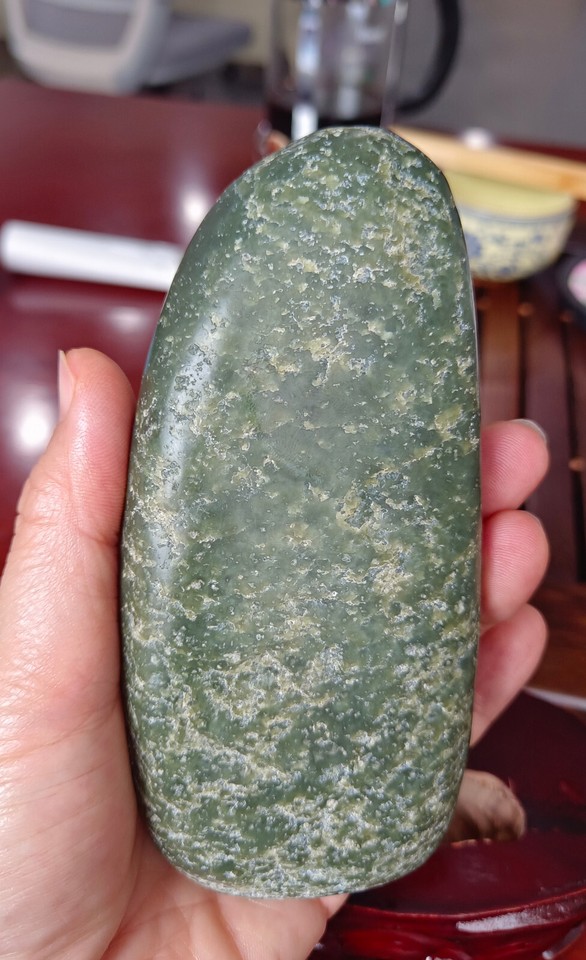 Exquisite Workmanship Nephrite Jade~Guan Gong carving with wood Base | eBay