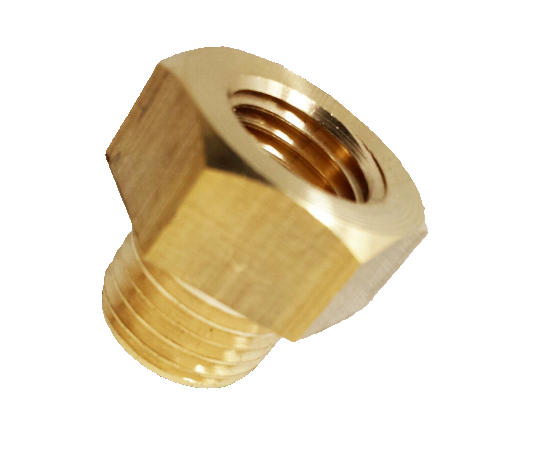 5/8 UNF Male to 1/8 NPT Female Reducer Oil Pressure Gauge Adapter Brass ...