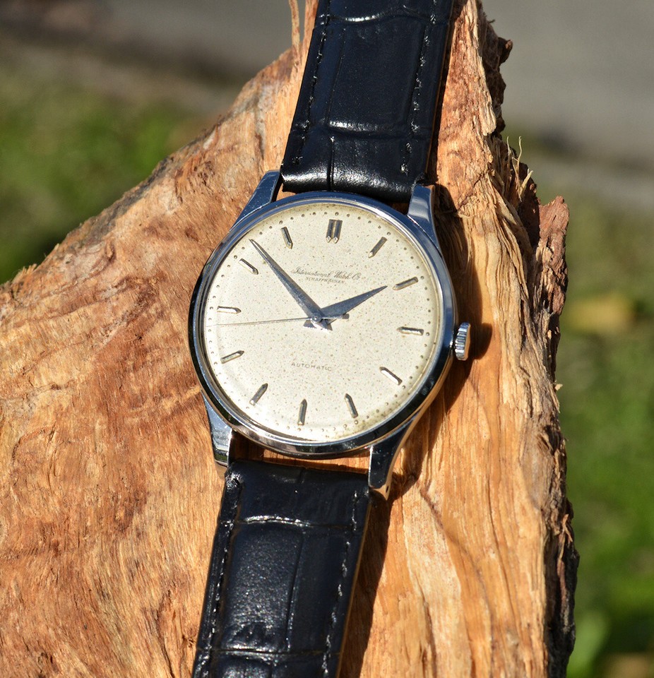 Beautiful Rare IWC Vintage Steel Watch From The 1950s Automatic Caliber ...