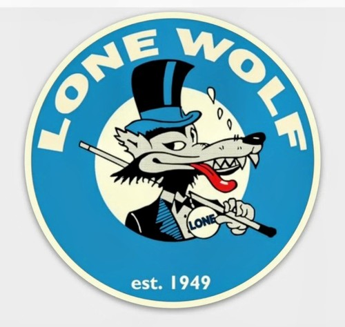 2-PACK LONE WOLF HOT ROD CHOPPER MOTORCYCLE RAT FINK VINTAGE MARIJUANA ...