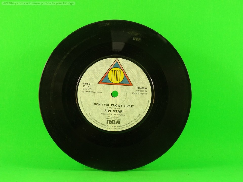 FIVE STAR CAN'T WAIT ANOTHER MINUTE (2) (137) 7" TENT | eBay UK