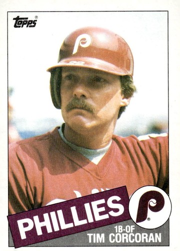 1985 Topps #302 Tim Corcoran - Philadelphia Phillies | eBay