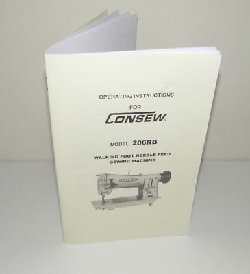 Consew 206RB Sewing Machine Instruction Manual and Parts Diagrams ...