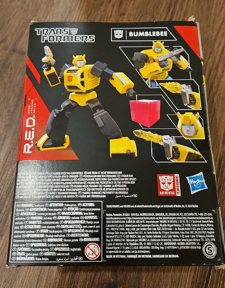 Transformers R.E.D. Robot Enhanced Design Bumblebee 6" Action Figure ...