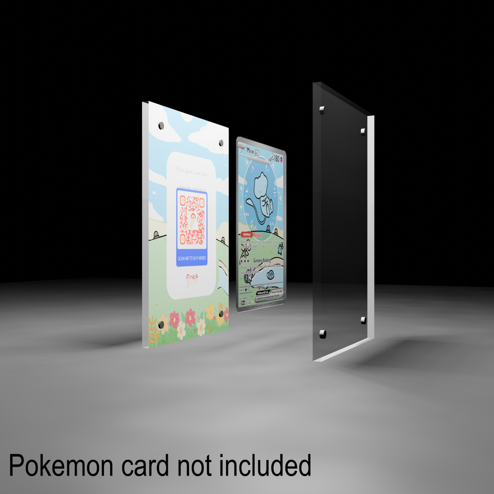 Mew Ex 232/091 - Pokemon Paldean Fates - Magnetic Card Case + Artwork ...