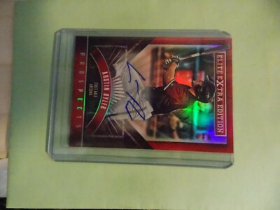 2015 Elite Extra Austin Byler Prospects Autograph Auto Rookie Card RC ...