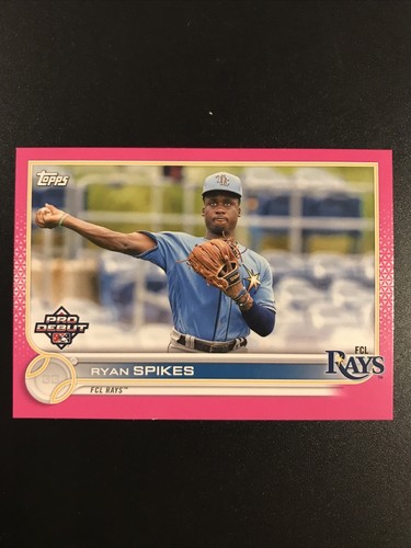2022 Pro Debut Base Fuchsia #PD-31 Ryan Spikes /199 - FCL Rays | eBay