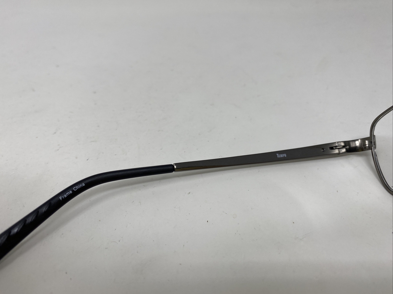 TEMPO MM 1027 GUNMETAL 54/15/140 FLEX HINGE EYEGLASSES FRAME METAL CP79 ...