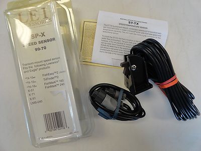 LEI LOWRANCE SP-X 99-70 LEI EAGLE TRANSOM MOUNT SPEED SENSOR MARINE ...