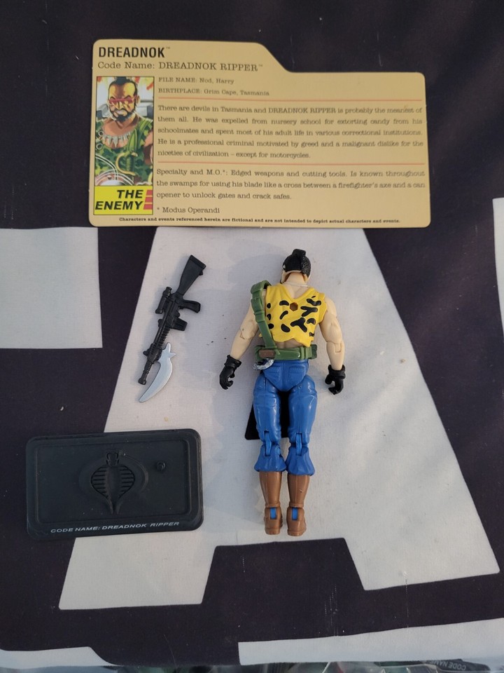 Dreadnok Ripper V7 25th G.I. JOE COBRA LOOSE Near Complete BB1 | eBay