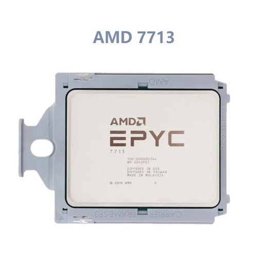 AMD EPYC 7713 cpu processor 64 core 128 thread socket sp3-100-000000344 ...