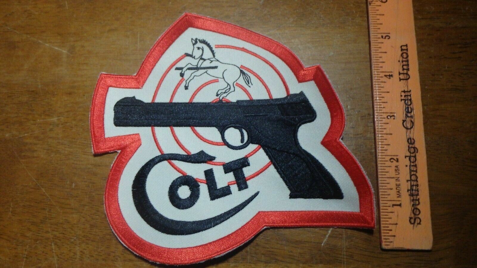 COLT FIREARMS BACK PATCH HUNTING AMMO NRA COLT 45 CAL. PATCH BX L#92 | eBay