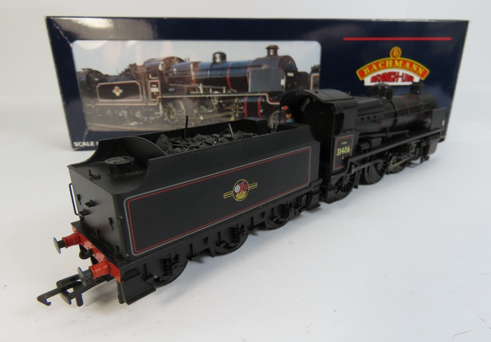 OO Gauge Bachmann 32-164 N Class 31406 BR Black Loco With Coal Load ...