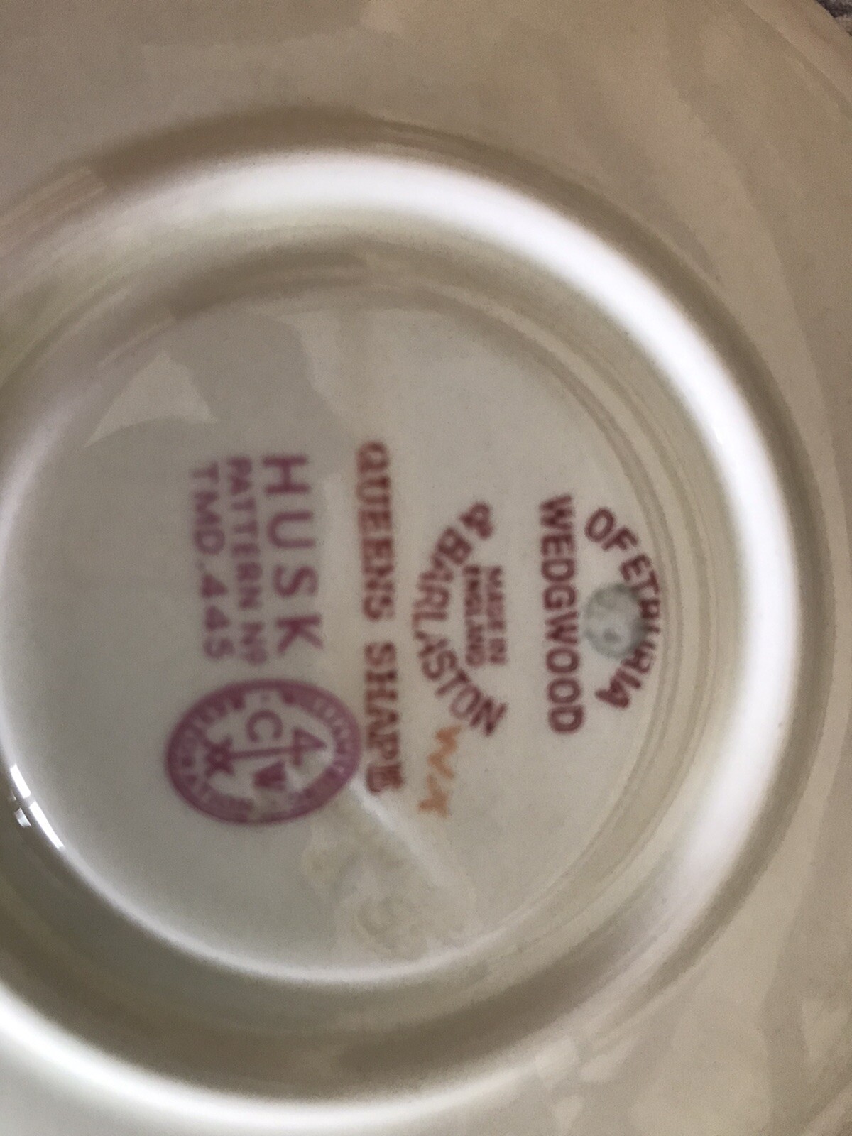 Vintage Wedgwood Cup And Saucer Queens Shape Husk Pattern | eBay