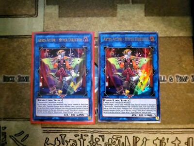 YUGIOH TCG 2X ABYSS ACTOR HYPER DIRECTOR DUOV-EN022 ULTRA 1ST EDITION ...