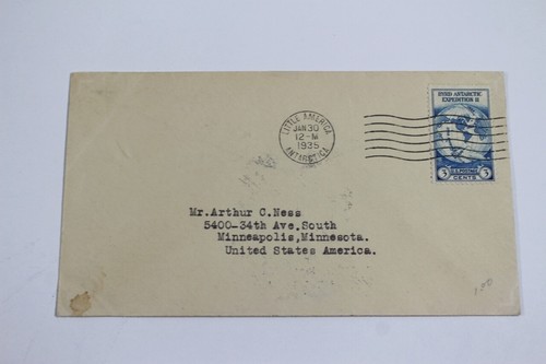 Admiral Richard Byrd Arthur Ness Antarctic Expedition II Cover 1935 ...