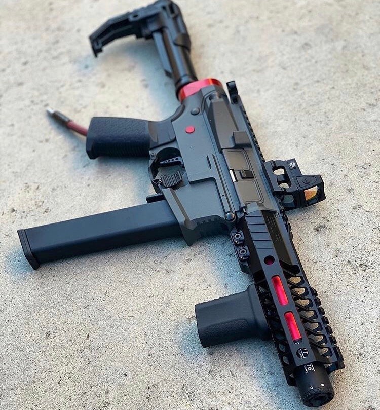 RPS Airsoft AEG KRYTAC M4 Aluminum Drop Stock Adapter | eBay
