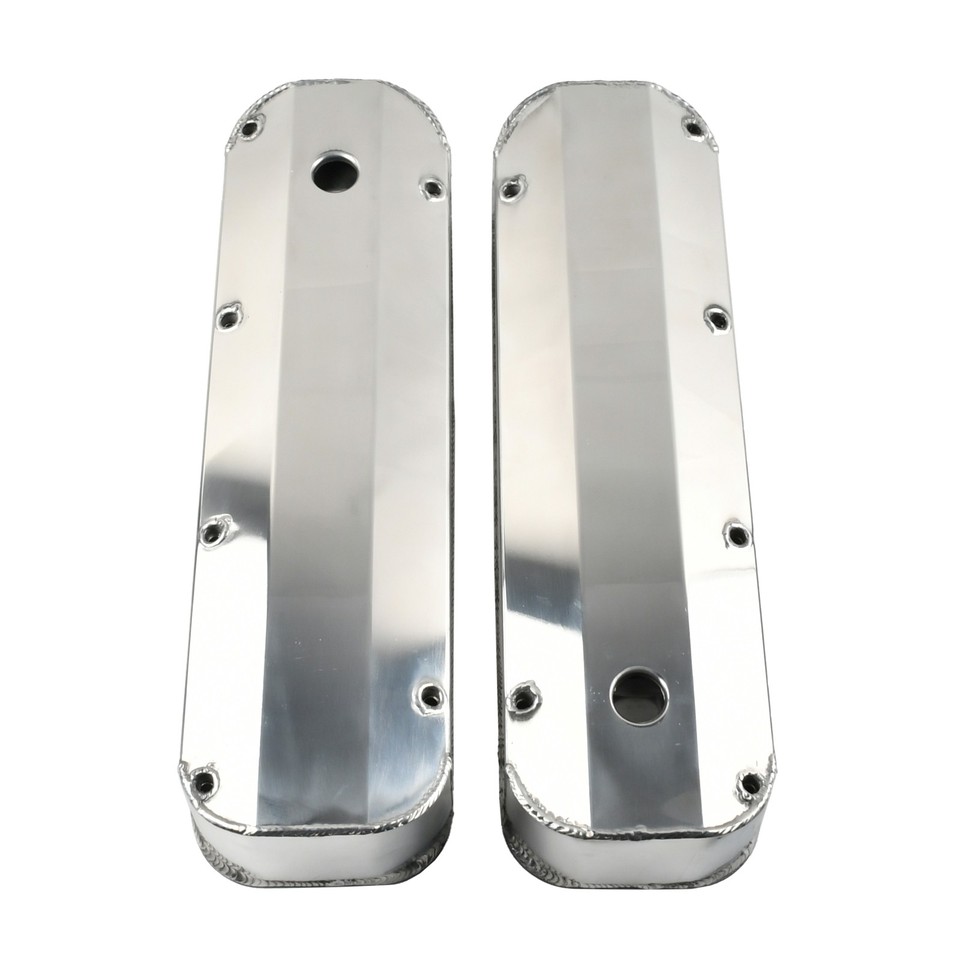 Polished Fabricated Aluminum Valve Covers for Ford BBF 429 460 V8 Big ...