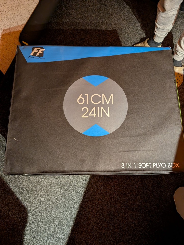 'Functional Fitness' 3 In 1 Soft Plyo Jump Box. Gym Gymnastics Workout ...