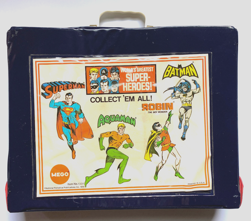 Mego WGSH action figure Collector's Carrying Case vintage 1970s RED ...