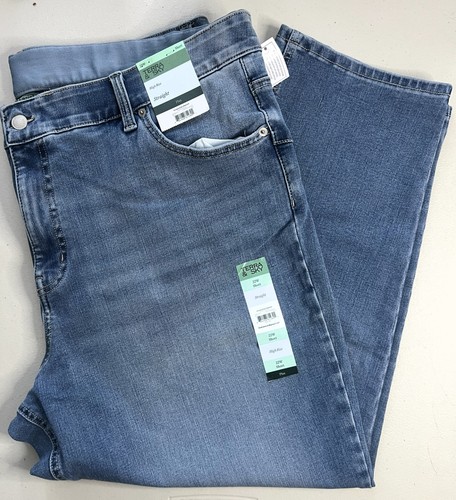 NEW Terra & Sky Women's Plus Size 22W SHORT Straight High Rise Jeans ...