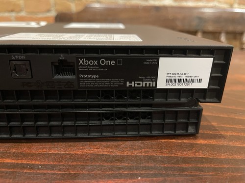 PROTOTYPE Microsoft Xbox One X 1787 1TB - Zebra Markings | eBay