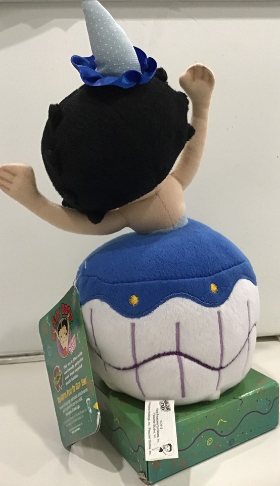 Betty Boop Birthday Bash Cupcake JUNE Plush Dress Sugar Loaf 11 Inch ...