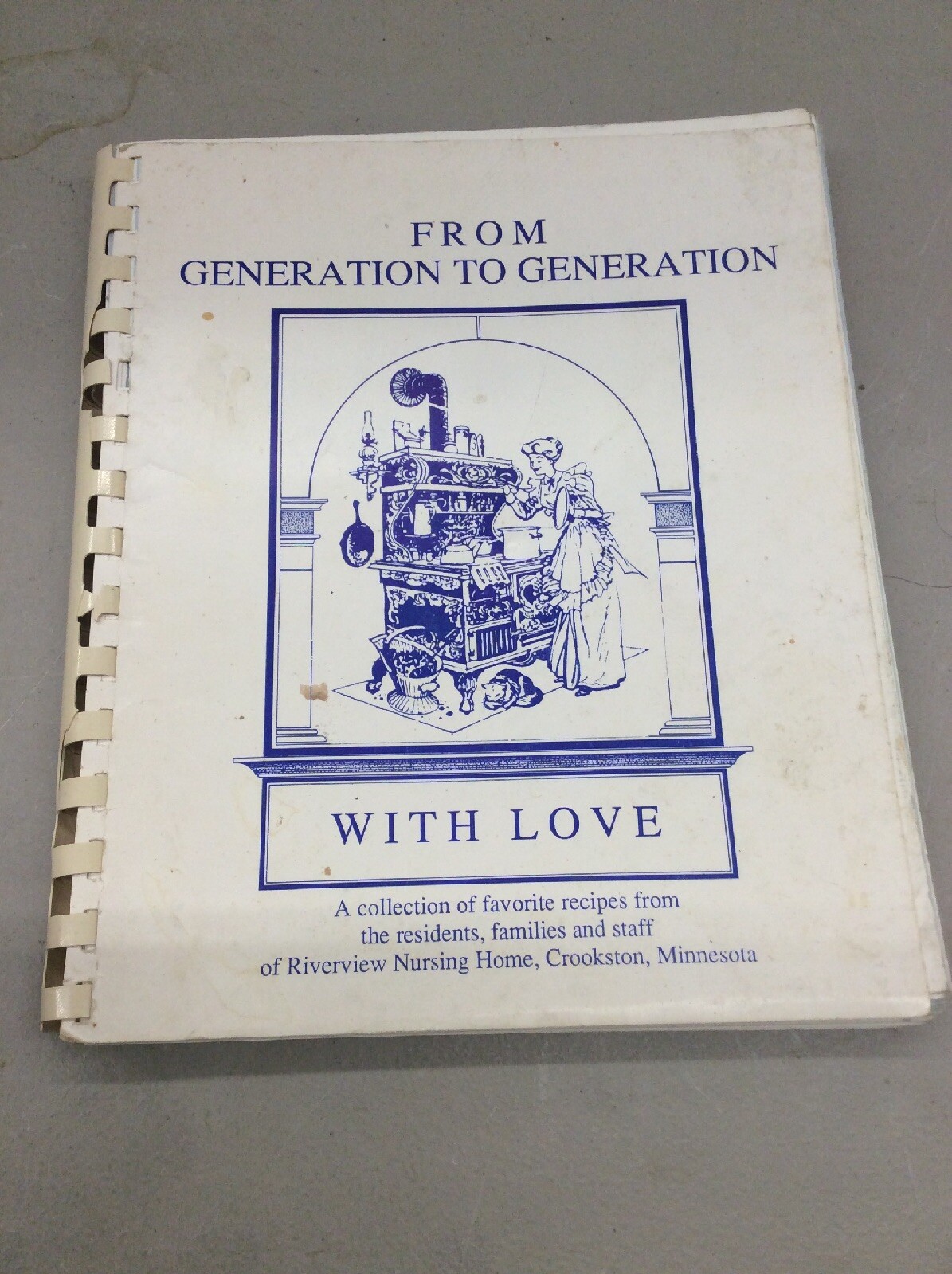 Vintage Spiral CookBook Riverview Nursing Home Crookston MN Family ...