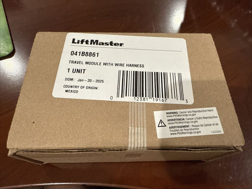 LiftMaster Travel Module Part # 041B8861 for Wall Mount RJO Build date ...