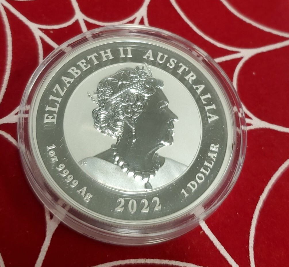 2022 Australia Chinese Myths & Legends 🔥 1 Oz. Phoenix 🐦color Silver ...