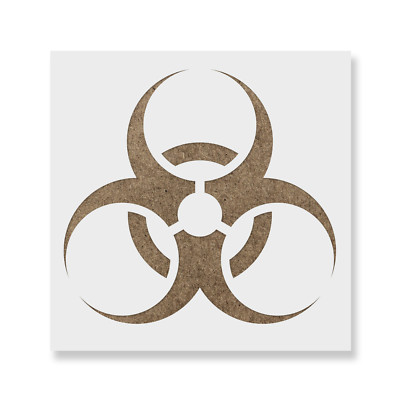 Biohazard Stencil - Durable & Reusable Mylar Stencils | eBay