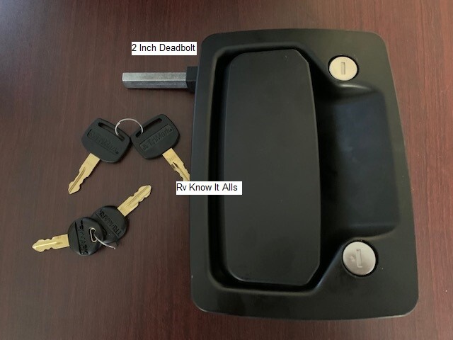 Trimark RV Door Lock Exterior Only 17220-07 Comes With Keys (2 Inch ...