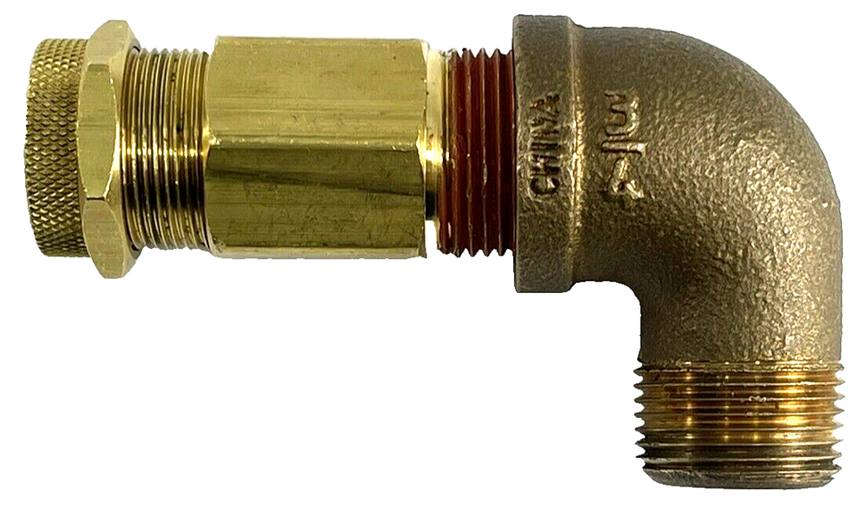 3/4" MNPT Brass Adjustable Vacuum Relief Valves - for Air & Inert Gas ...