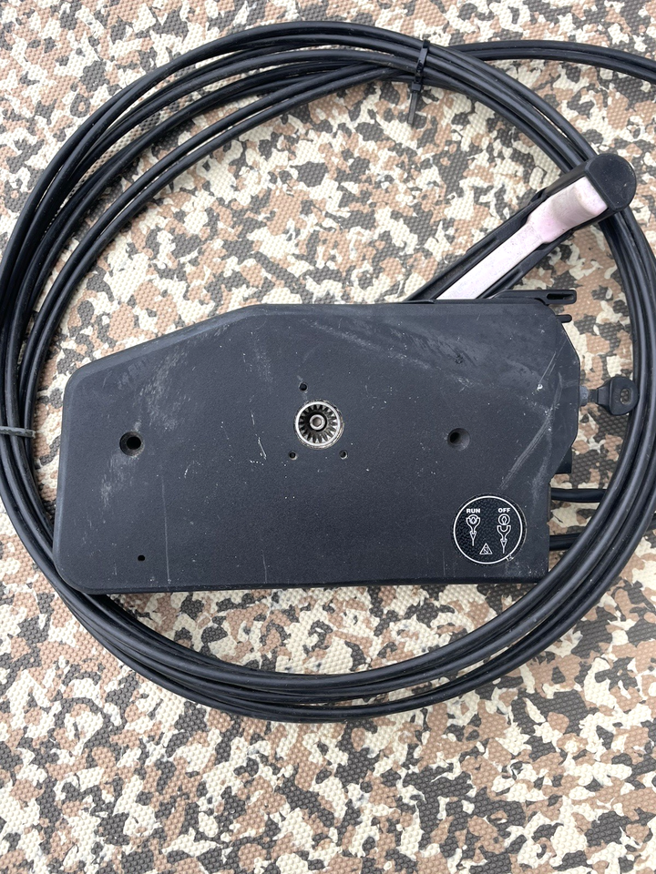 OMC Evinrude BRP Outboard Side Mount Control Box w/key No Tilt Trim 17 ...