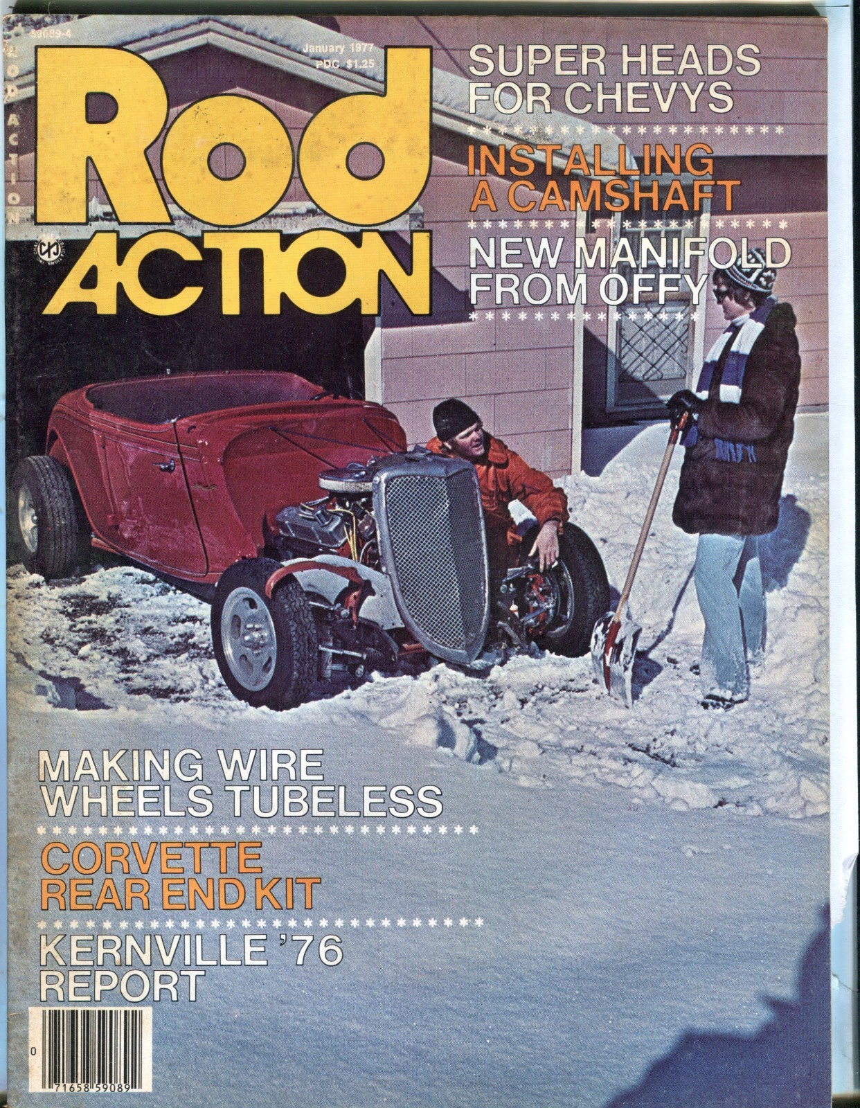 Rod Action Magazine January 1977 Corvette Chevy EX No ML 040517nonjhe ...