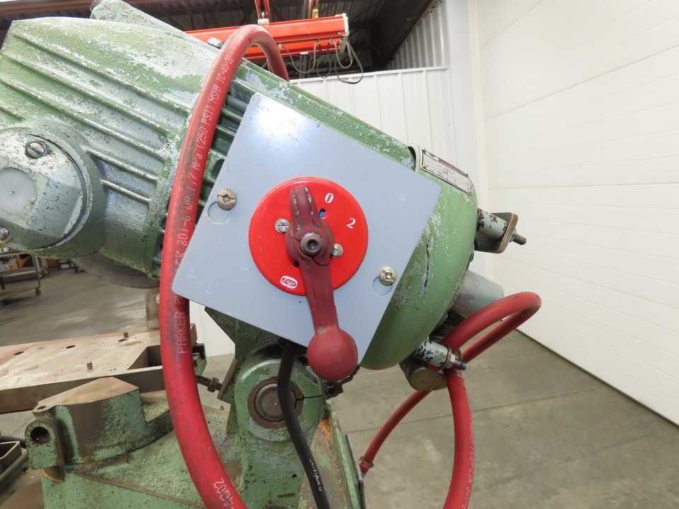 Brown Master 10" Manual Cold Cut Miter Metal Saw 850/1700RPM 460V 3Ph ...