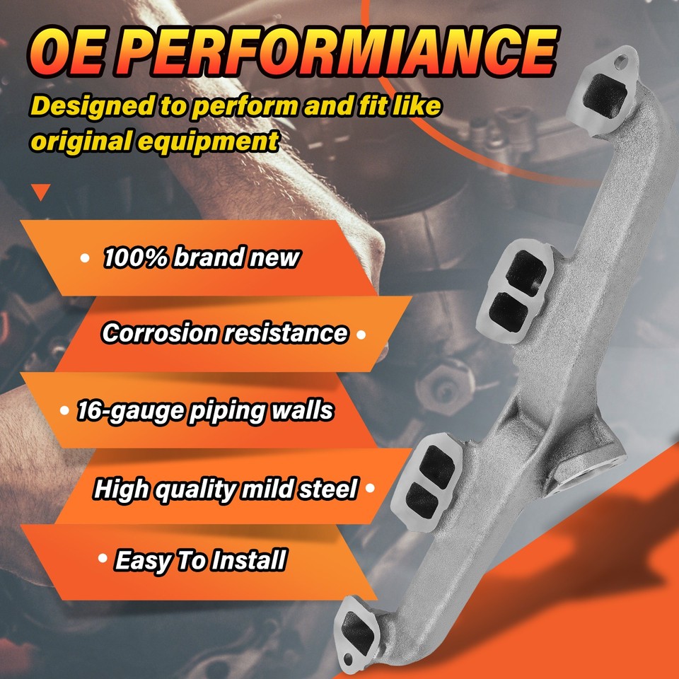Exhaust Manifold for 6-cyl Chevrolet & GMC VAN 194 230 250 292 Engine ...