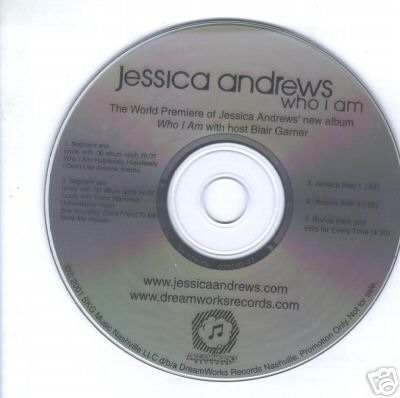 Rare 2001 Jessica Andrews Who I Am Debut Radio Show CD | eBay
