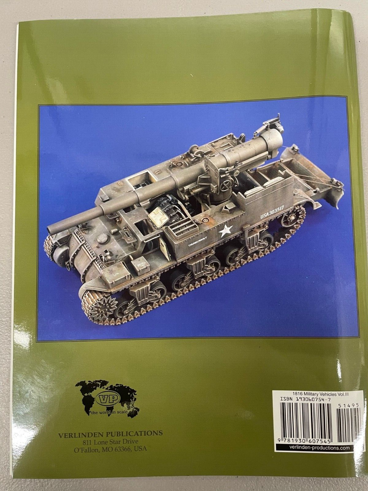 VERLINDEN Building Military Vehicles Vol. III #1816 Photo Diorama ...
